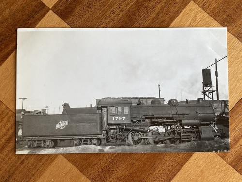 Chicago North Western Railroad Steam Engine Locomotive 1797 Vintage ...