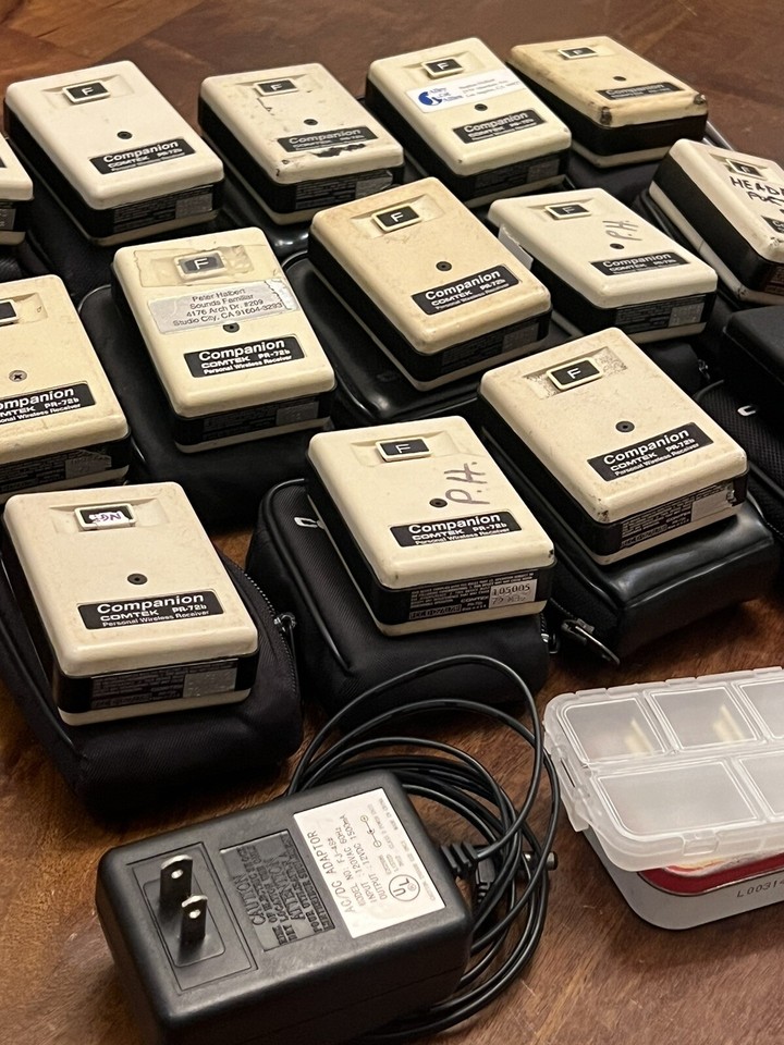 Comtek PR-72b Set With X14 Receivers And A Lot Of Extras | eBay