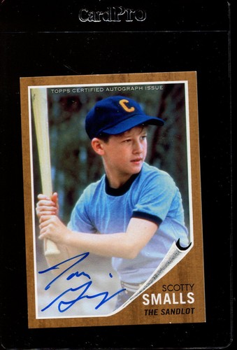 2018 TOPPS THE SANDLOT #SLA-SS SCOTTY SMALLS TOM GUIRY AUTOGRAPH NMMT ...