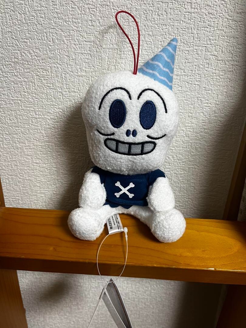 Japan Anime Anpanman Horror-man plush doll rare main character party ...