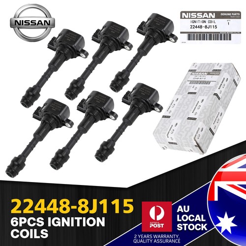 UF349 Set 6 Premium Ignition Coil For Nissan Altima Maxima 3.5L C1406 ...