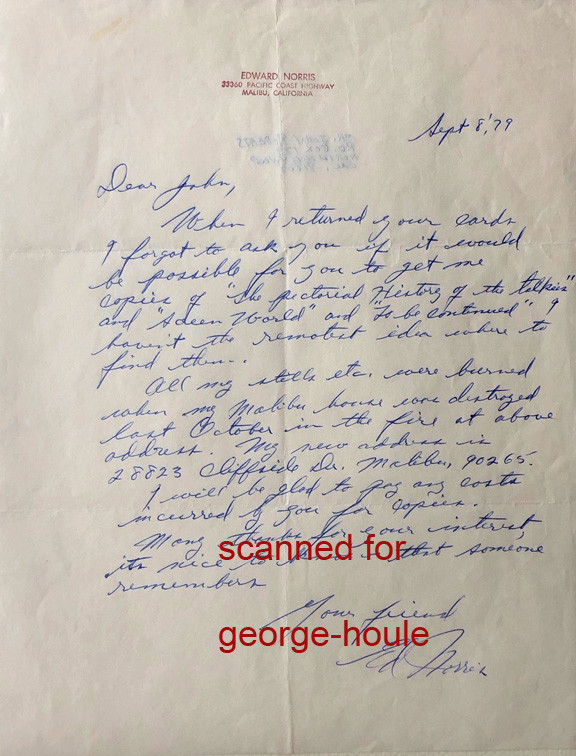 EDWARD NORRIS - LETTER - SIGNED - ACTOR - BOYS TOWN | eBay