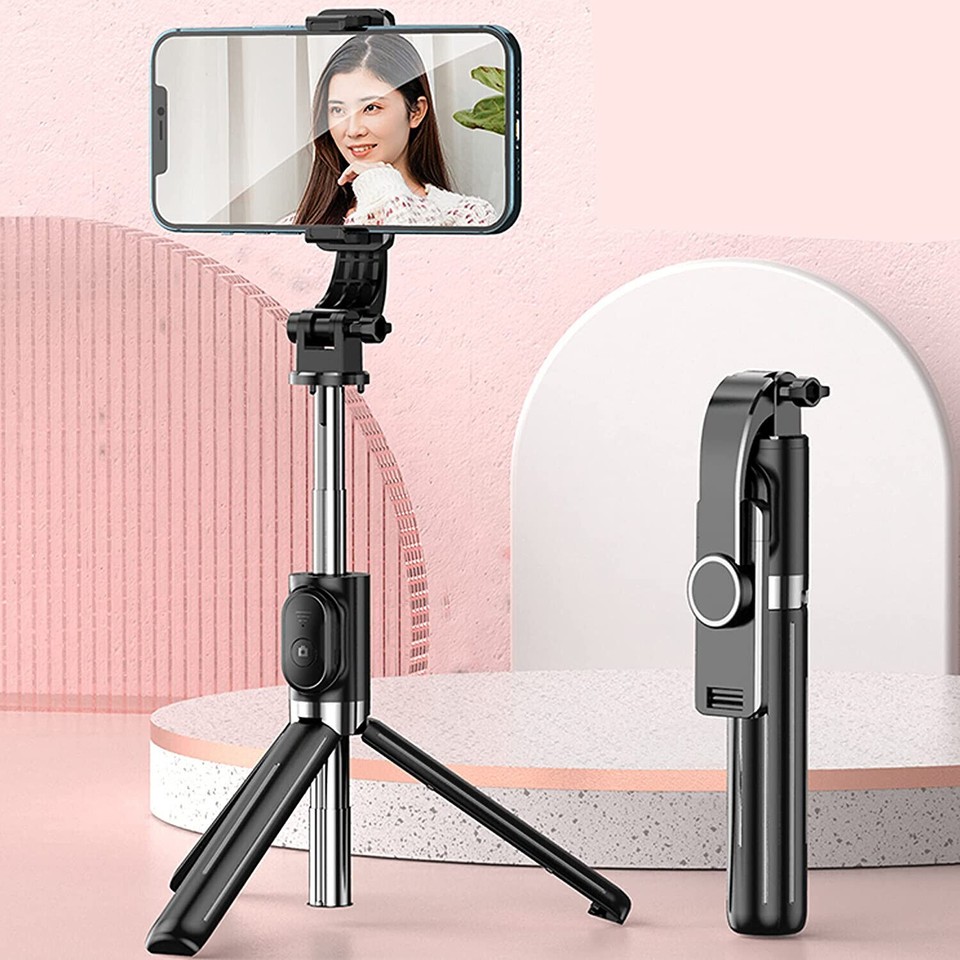 US 39.4'' Wireless Selfie Stick With Remote Phone Stand Tripod For ...