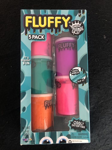 Neon Squishy Fluffy Slime 5 Pack By Compound Kings | eBay