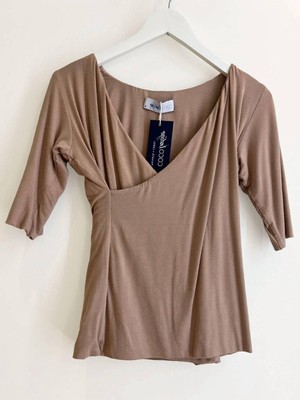 Coco Indigo Women's Gracie Cross Over Top Dark Blush | eBay