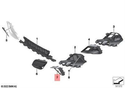 Genuine BMW Z4 G29 Z4 20i 30i Roadster Trim Grille Side Right ...