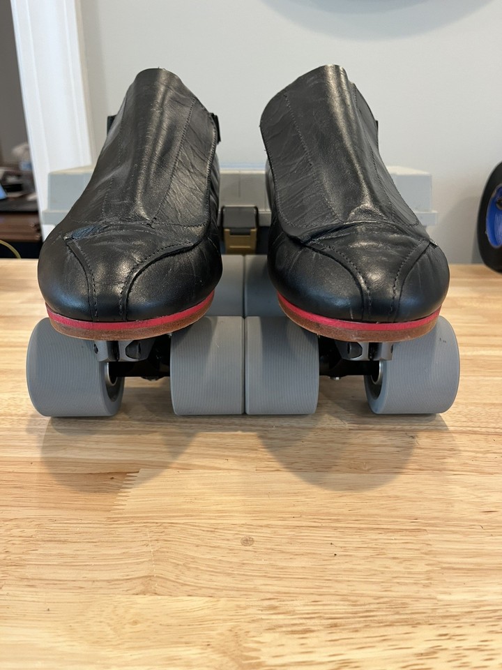 Riedell 395 Redline Quad Roller Speed Skates Sz US 10.5 Exc Cond full ...