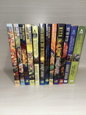 Partial Set Series - Lot of 12 Myth Adventures books by Robert Asprin ...