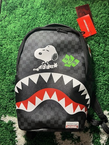 Sprayground x Snoopy Shark Rich Backpack BRAND NEW | eBay