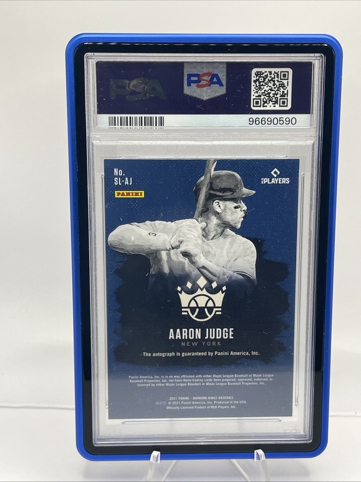 Aaron Judge 2021 Diamond Kings Holo Gold Lithograph Auto /15 Pop Of 1 ...