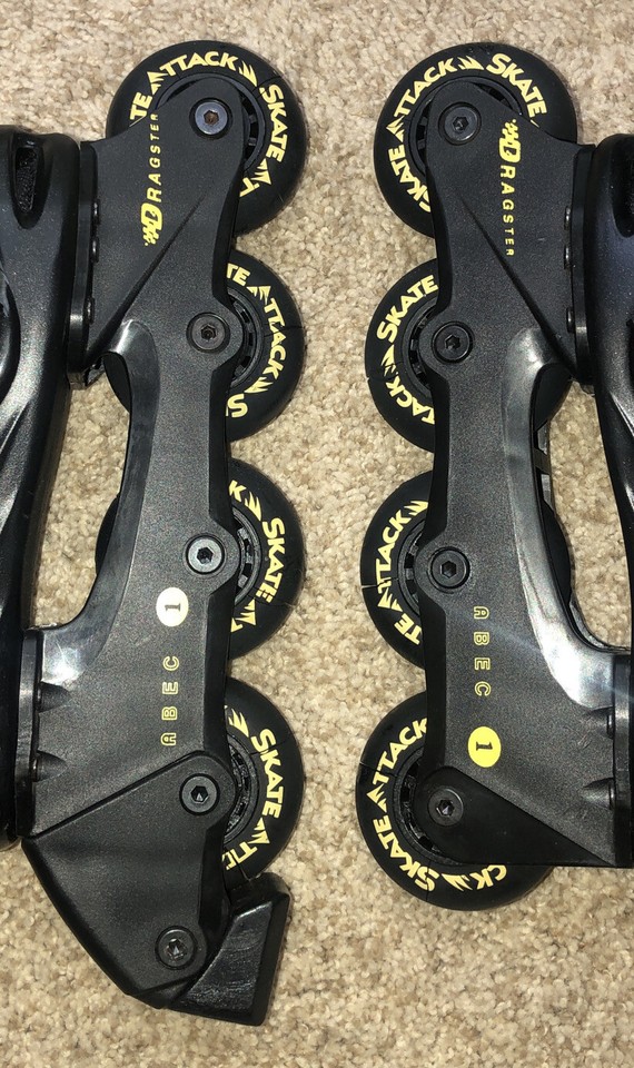 Ultra Wheels Skate Attack Inline Skates Junior size 2 NOS but Cracked ...