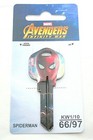 Marvel Avenger Infinity War Spider-Man Door Lock KW1/10 66/97 Key Blank ...