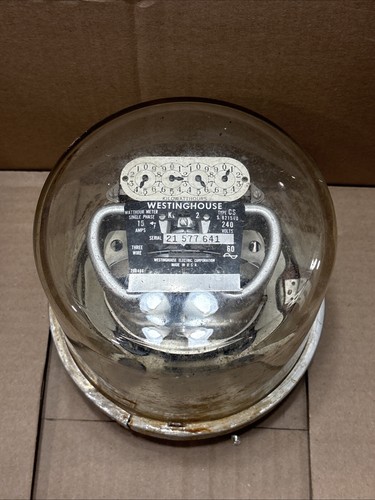 Vintage Westinghouse 15 Amps Three Wire Single Phase Type CS Meter 240 ...