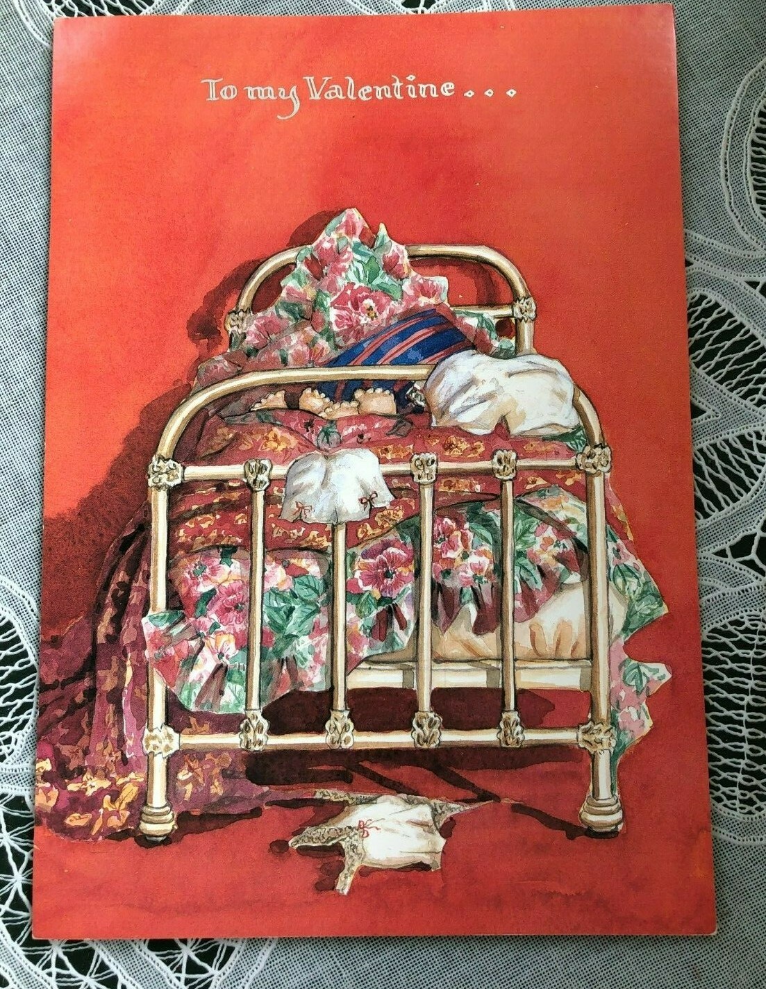 VINTAGE 1993 GORDON FRASER GREETING CARD - VALENTINES DAY - TO MY ...