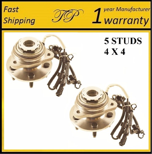 1998-2000 Ford RANGER (4X4 ABS) Front Wheel Hub Bearing Assembly (PAIR ...