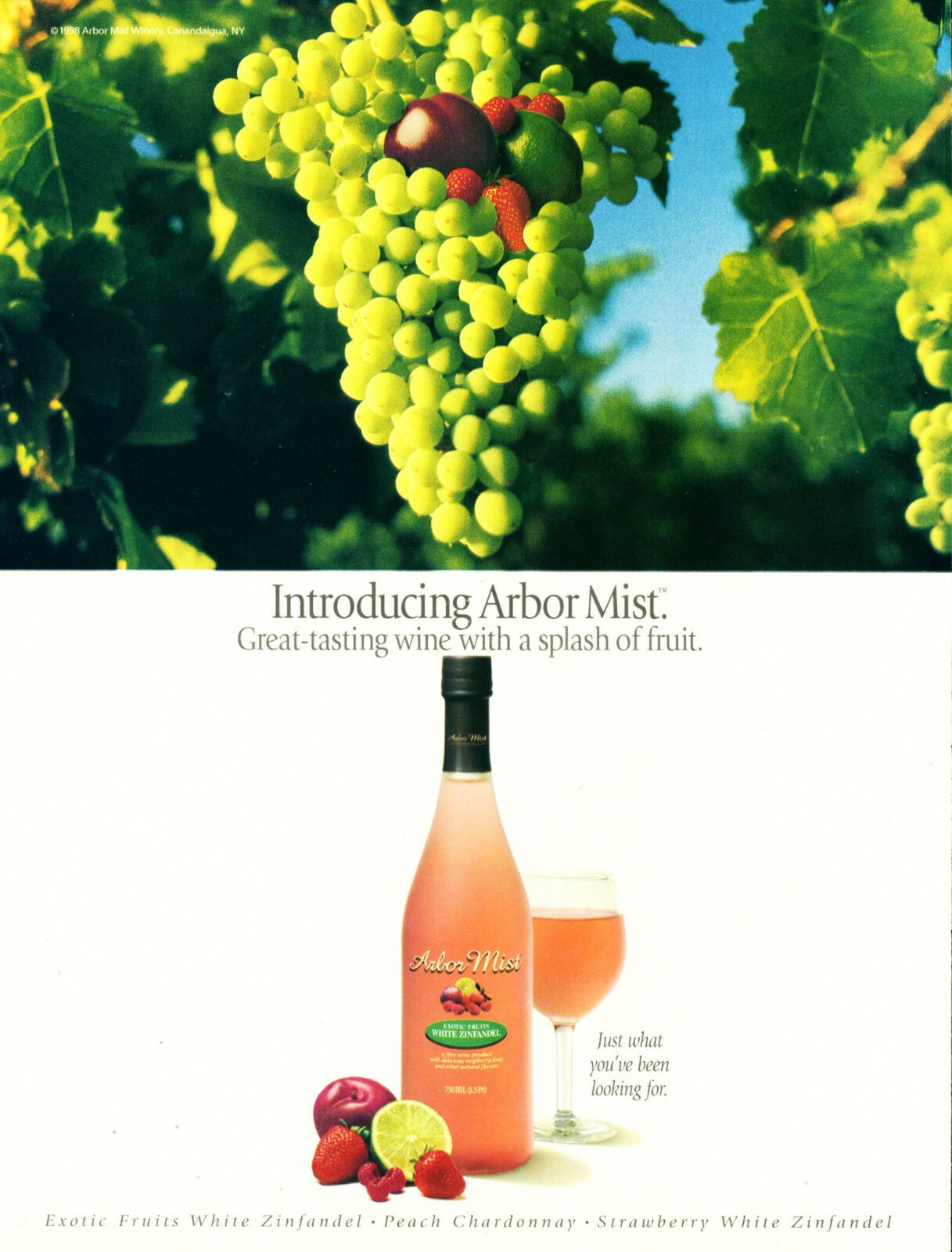 ARBOR MIST WINE AD #1 RARE 1998 OUT OF PRINT | eBay