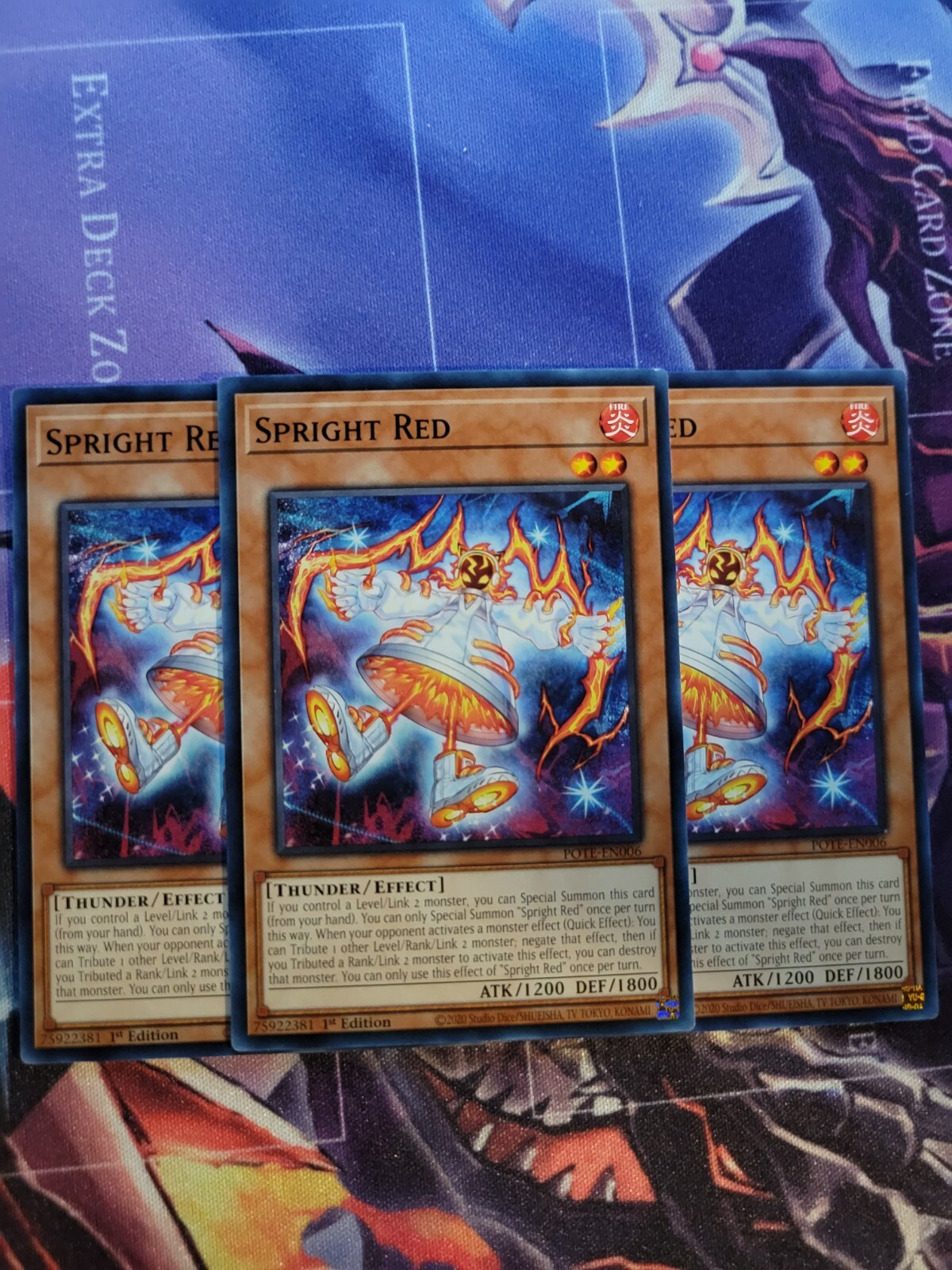 Yu-Gi-Oh! TCG X3 Spright Red POTE-EN006 1st ed M/NM | eBay