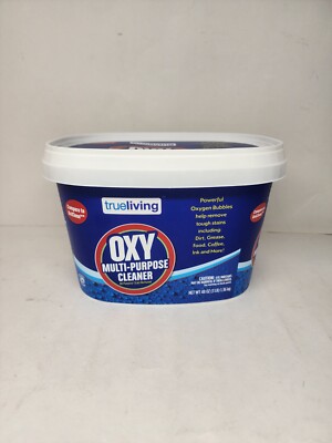 TRUELIVING OXY VERSATILE STAIN REMOVER POWDER DETERGENT BOOSTER 40 OZ ...