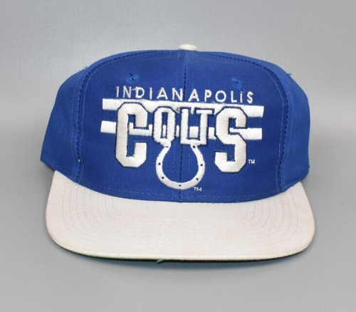 Indianapolis Colts ANNCO Vintage Twill Snapback Cap Hat | eBay
