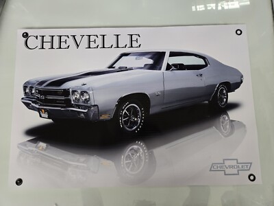 Chevrolet Chevelle ss banner poster 28x16 W 4 Pcs Rivet | eBay
