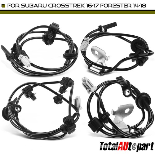 4x ABS Wheel Speed Sensor for Subaru Crosstrek 16-17 Forester 14-18 ...