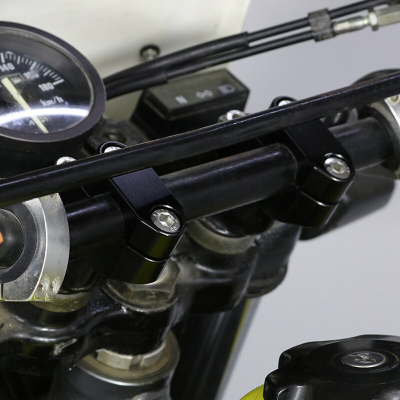 Fit For Ducati Monster S2R 06-09 Offset HandleBar Risers Mount Clamp ...