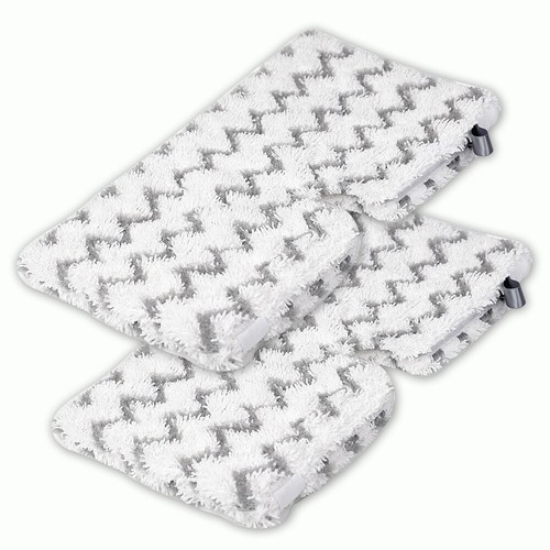 Lot de 2 tampons de rechange pour vadrouille à vapeur en microfibre ...