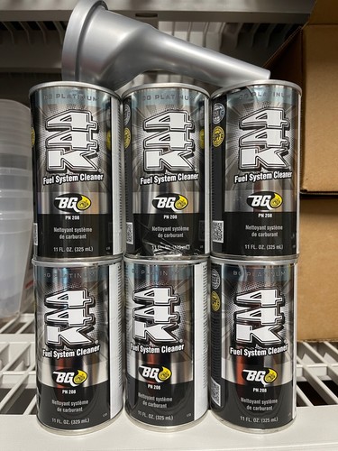 BG 44K Fuel System Cleaner - 6 CANS -- PLUS FREE FUNNEL -- FREE SAME ...