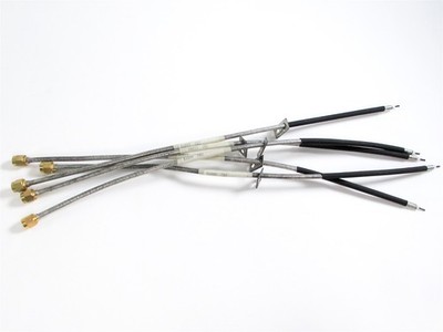 NEW Lot of (5) - Gold SMA Male to Raw Semi- Rigid Coax Cable Assembly ...