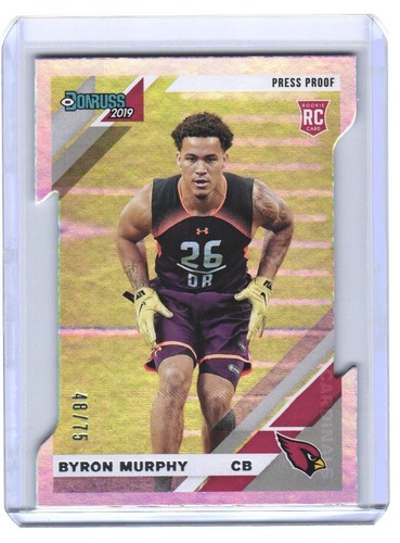 2019 Byron Murphy Donruss Press Proof Silver Die-Cut RC 48/75 #265 ...