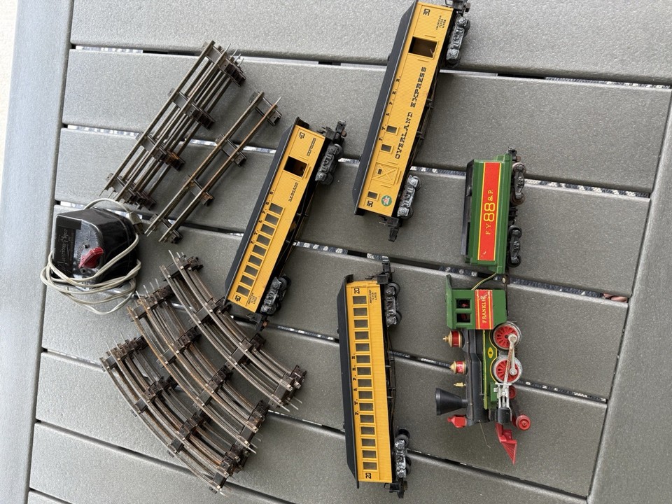 American Flyer Overland Express / Franklin Passenger Set 17 Pieces Of ...
