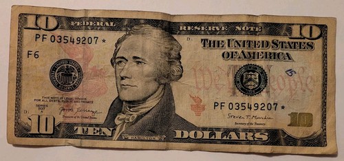$10 STAR NOTE bill (Read Description + Shipping Included) | eBay