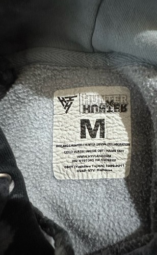 Hunter x Hunter Hypland Anime Killua Eye Box Logo Sweatshirt Hoodie Sz ...