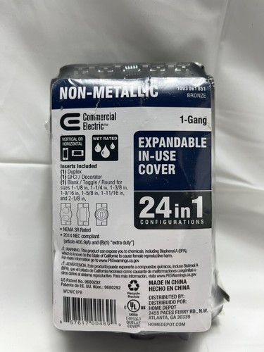 Commercial Electrc 1-Gang Expandable In-Use Cover 24 in 1 ...