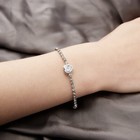Women's Adjustable Chain Bracelet Rhinestone Crystal Cuff Bangle ...