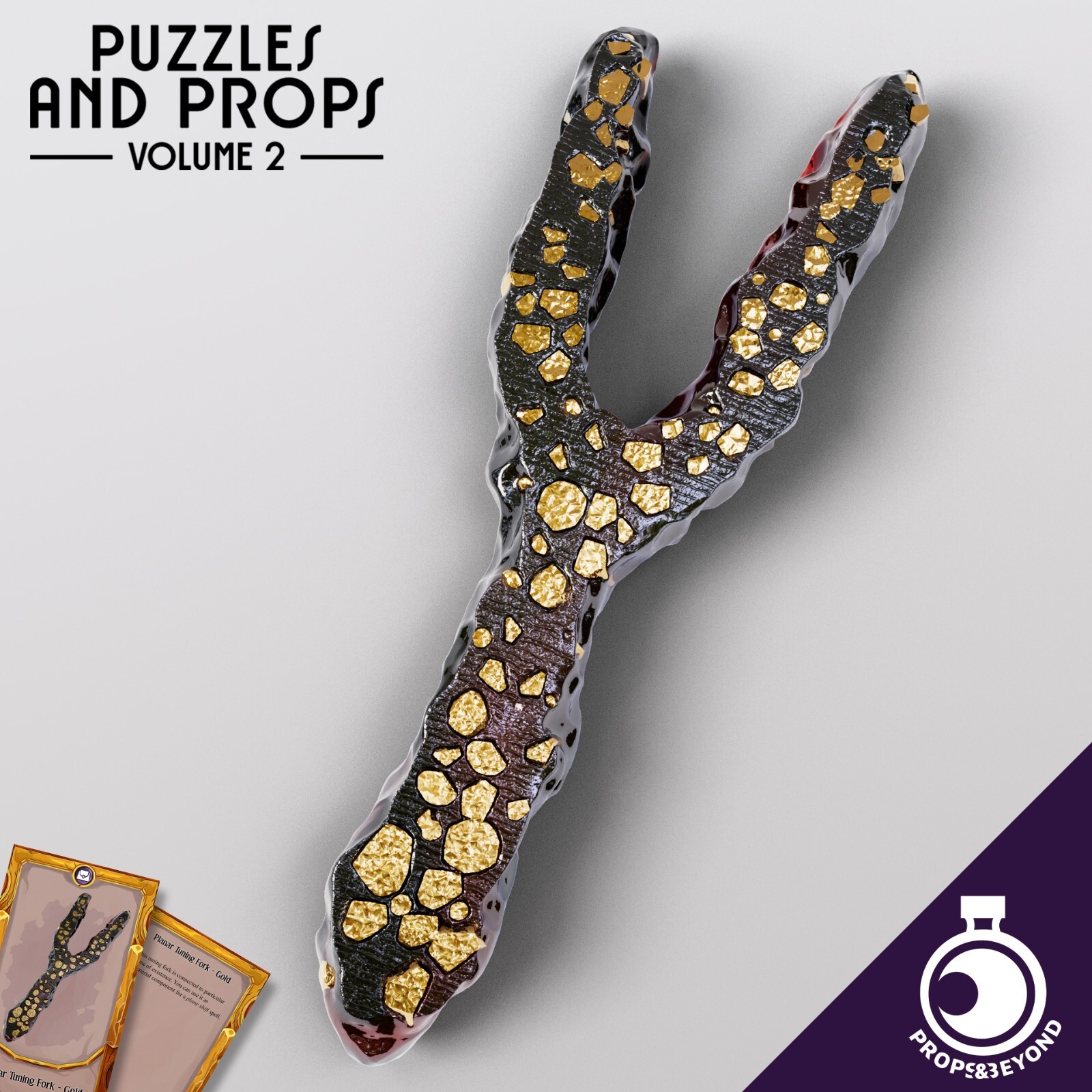 Planar Tuning Fork - Gold | Prop Dungeons and Dragons Props&Beyond D&D ...