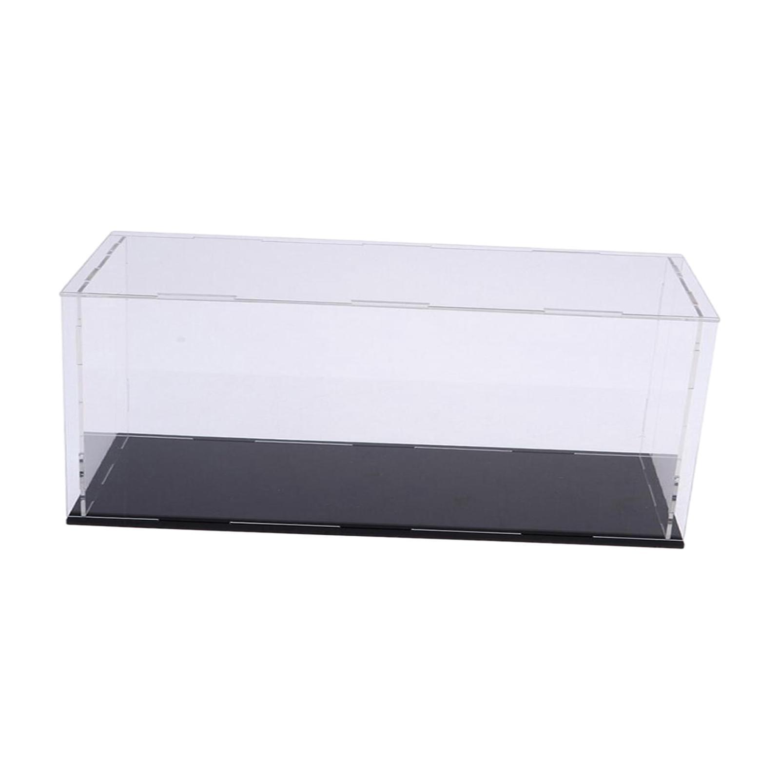 Acrylic Display Case Rectangular Multiuse Portable Transparent for ...