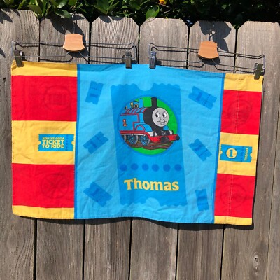 THOMAS the Tank Engine & JAMES Double Sided Standard Pillowcase DAN ...