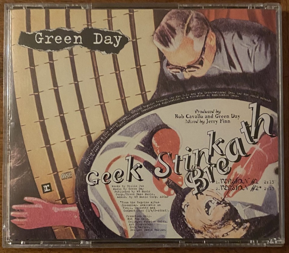 GREEN DAY Geek Stink Breath 1995 US/JAPAN Promo Only CD Single PUNK ...
