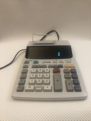 Sharp EL-1801V Printing Calculator 74000017191 | eBay