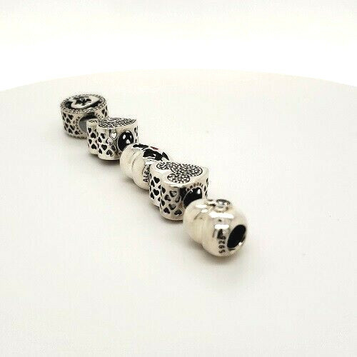 Disney Pandora 925 assorted Mickey and Minnie Mouse Heart slide bead ...