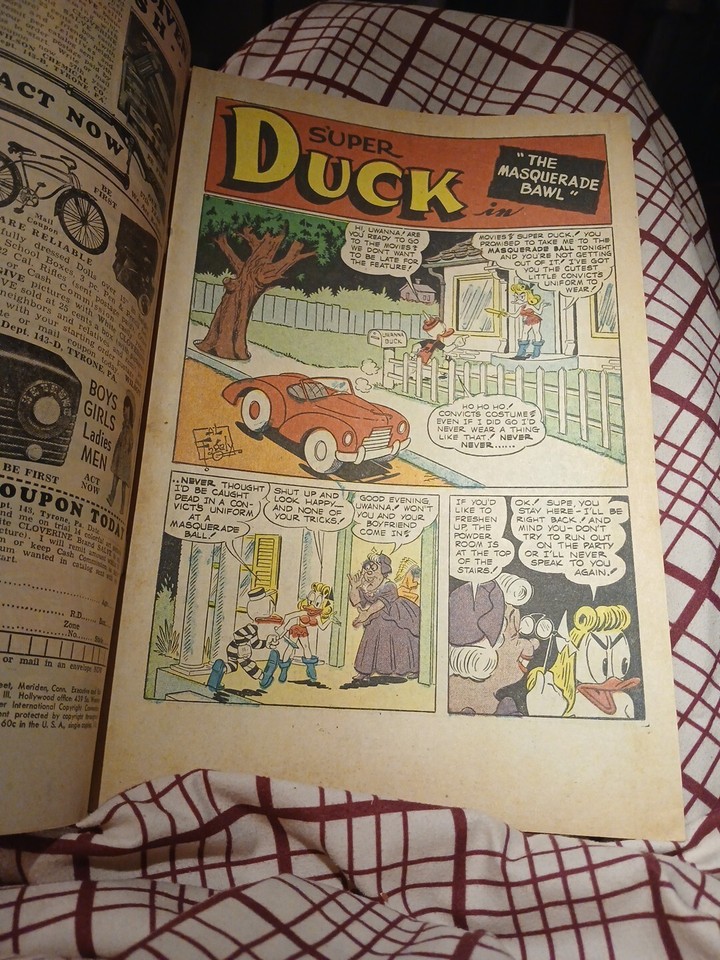 Super Duck 46 Golden age archie comics (Oct. 1952) funny animal cartoon ...