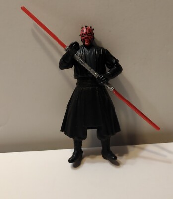1998 Star Wars Hasbro DARTH MAUL (Jedi Duel) 3.75" Action Figure ...
