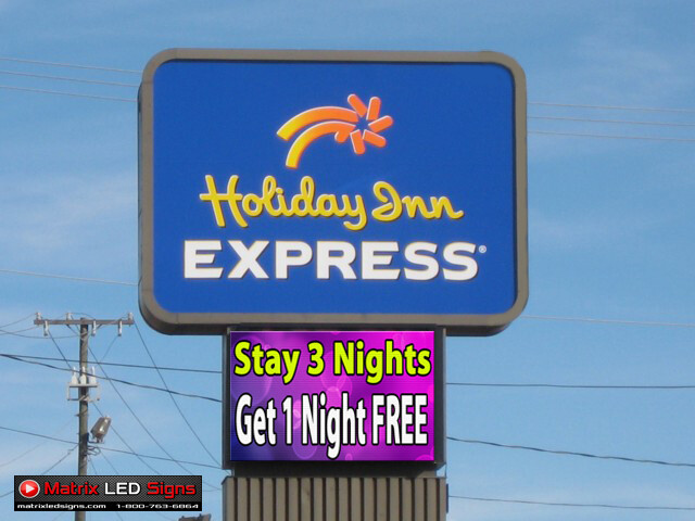 LED Sign Outdoor 2 Sided P6 LED Programmable Sign for a Church | eBay