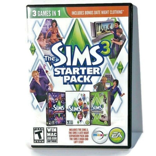 The Sims 3: Starter Pack w/ Late Night & High-End Loft [PC-DVD MAC ...