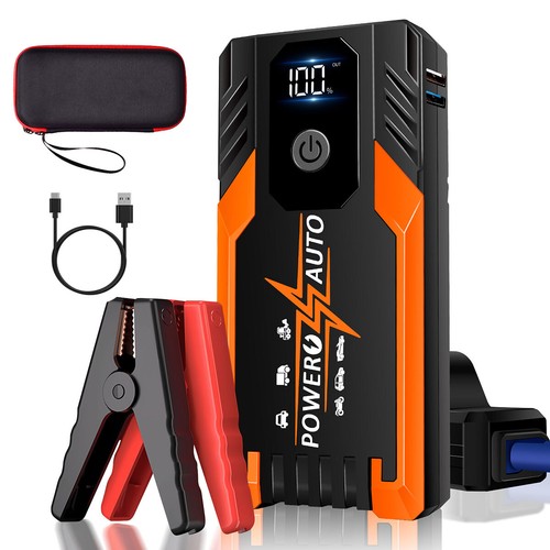 Portable Car Jump Starter 6000Amp Booster Jumper Box Power Bank Battery ...