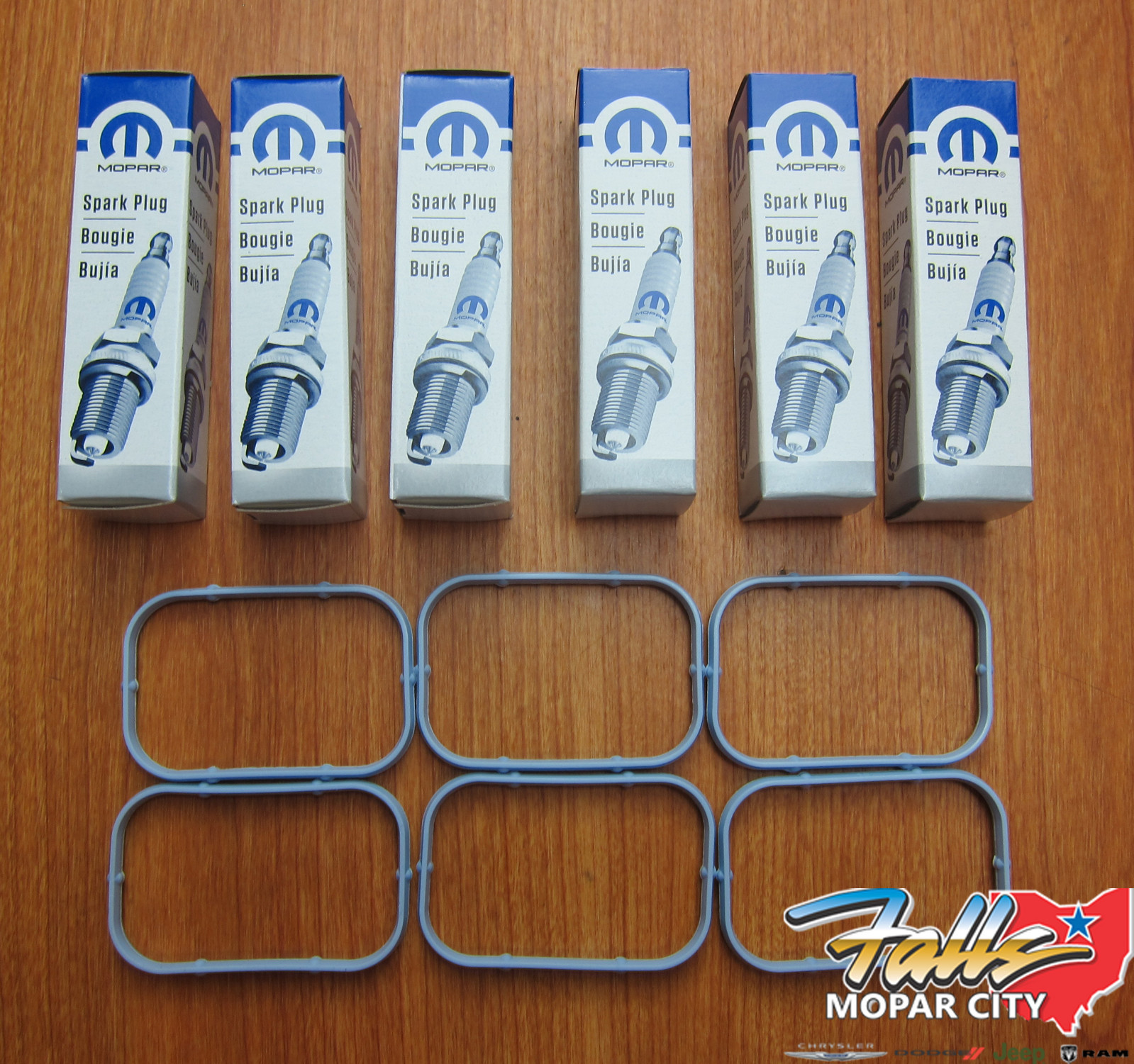 CHRYSLER Dodge Jeep RAM Spark Plugs & Gaskets Kit 3.6l OEM Sp149125ae ...