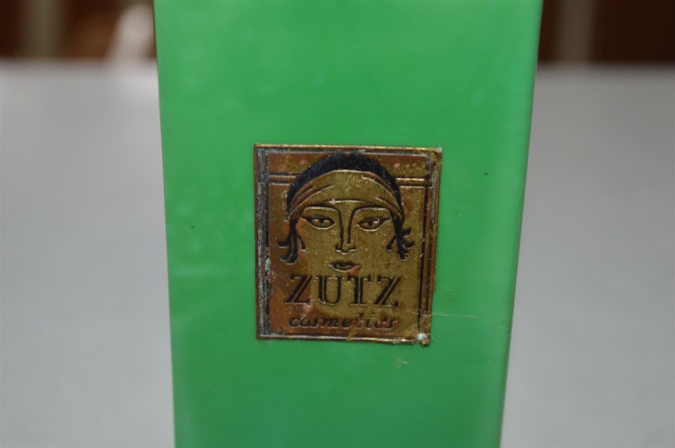 Art Deco Flapper Girl Zutz Cosmetic Akro Agate Perfume Jar Minneapolis ...