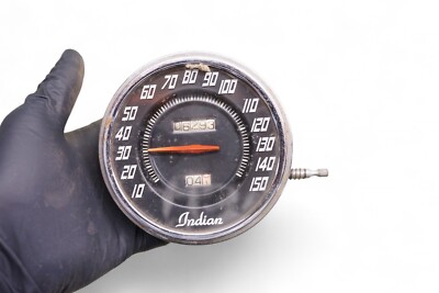 1950 Indian Motorcycle Speedometer Scout Chief *2111A | eBay