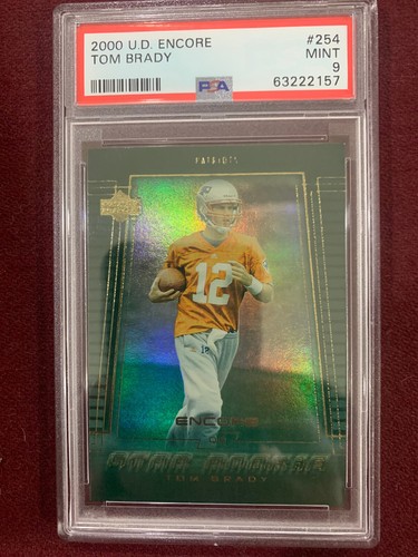Tom Brady 2000 Upper Deck Encore Rookie Card RC PSA 9 Mint | eBay
